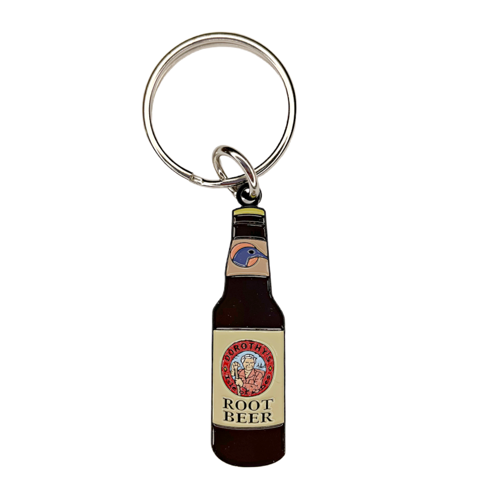 Dorothy's Root Beer Keychain - 2" Mini Bottle Keychain | Dorothy Molter ...